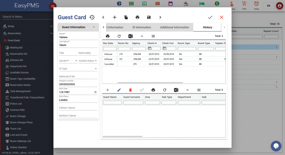 Guest Relations » EasyPMS