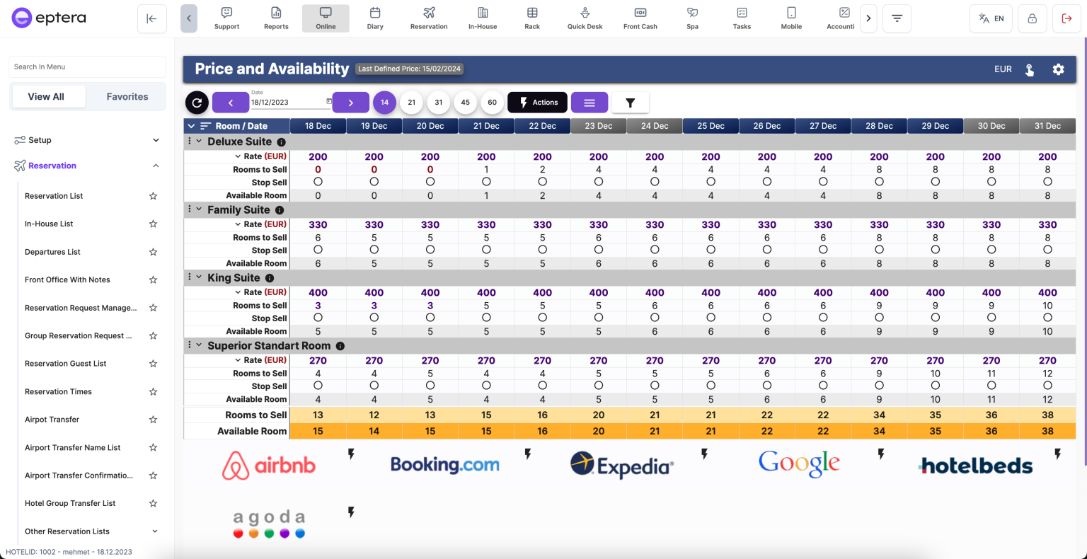 Hotel Management Software -Hotel PMS With Channel Manager-EasyPMS